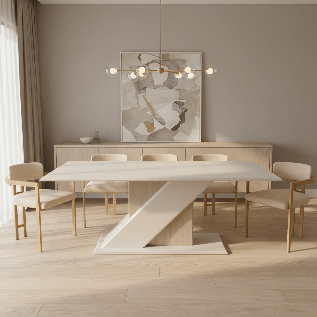 ROWE DINING TABLE - MUSE DINING ROOM FURNITURE COLLECTION